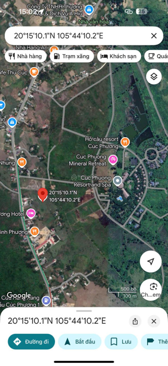 Bán khu đất đấu giá gần khu du lịch Cúc Phương DT 180m2, MT 10m