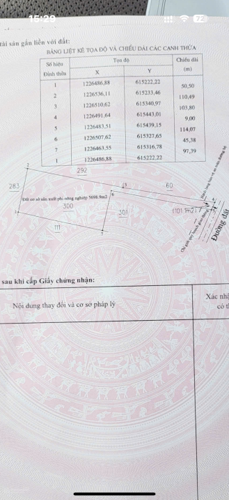 Chủ chính chủ bán lô đất SKC 50 năm. Giá 4tr8/1m2 TP Tân Uyên, xe công, điện 3pha có sẵn