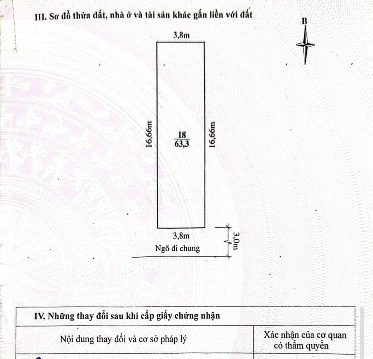 Bán đất tại Hàm Nghi, 790 triệu, 65m2, chính chủ giá tốt