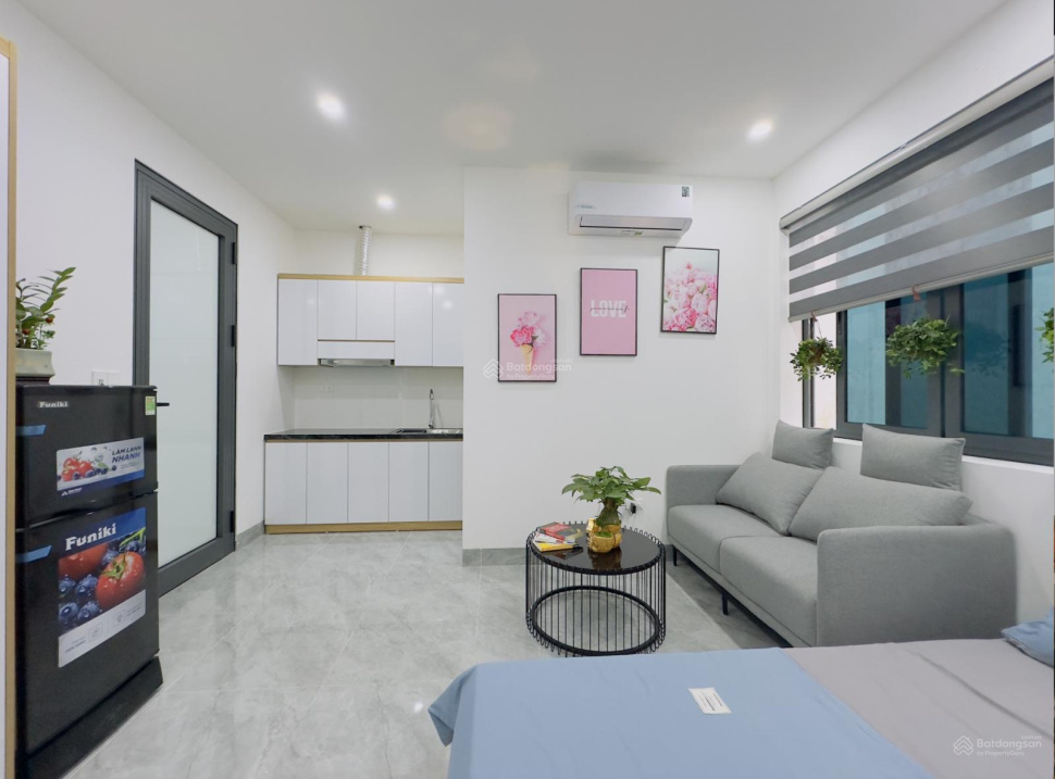 CHO THUÊ CĂN HỘ STUDIO CƯA SỔ, BAN CÔNG ĐẦY ĐỦ NỘI THẤT MỚI NẰM NGAY GOLDMARK CITY, HỒ TÙNG MẬU