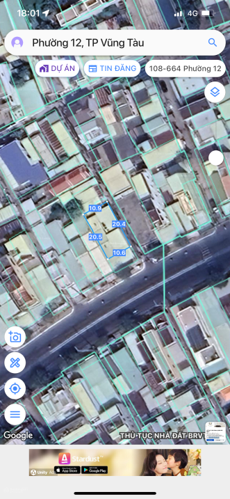 Bán nhà 2 mặt tiền đường 30/4 P12 Vũng Tàu, 217m2 full thổ cư, thu nhập 20tr/tháng