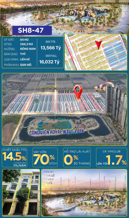 SH8 - 47. Liền kề Đông Nam, giá tốt trên thị trường