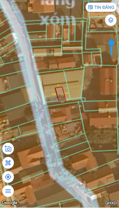 Bán đất 60m2 tại Bát Khối mặt tiền 4,1m, vuông vắn, ngõ 3,5m giá tốt 5,95 tỷ