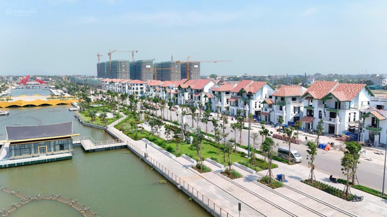 Biệt thự song lập MT 10m sát quảng trường nhạc nước, chung cư, dt 175m2, hướng Bắc, giá 16,4 tỷ