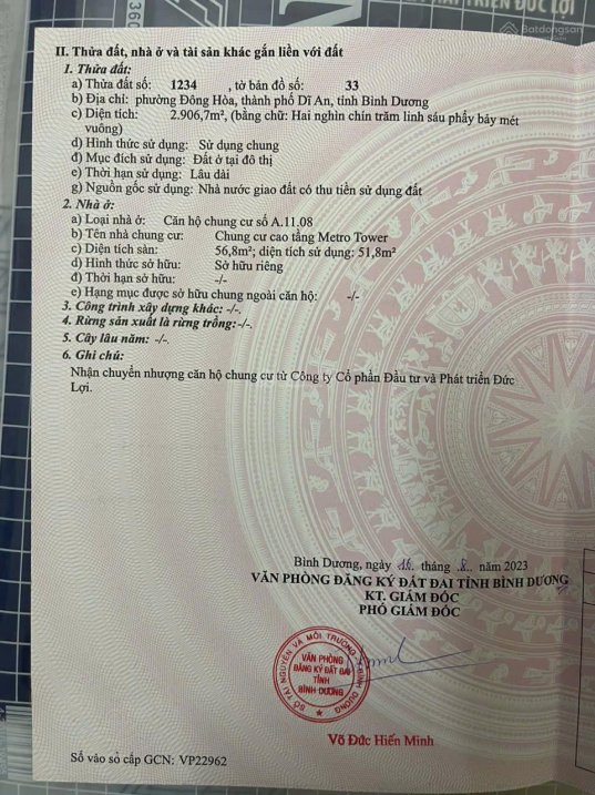 Bán CC The East Gate, 1PN +, 56,8m2, 1,9 tỷ tại Tân Lập, Dĩ An, Bình Dương