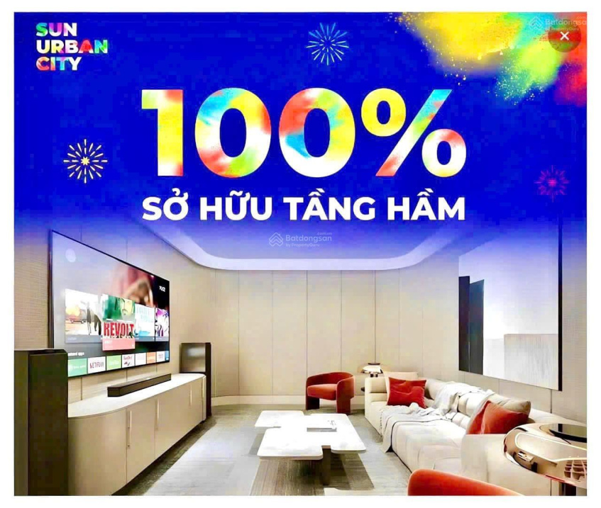 Sở hữu Townhouse 4,5 tầng phân khu đẹp nhất, duy nhất tại Sun Urban City chỉ từ 5,4 tỷ