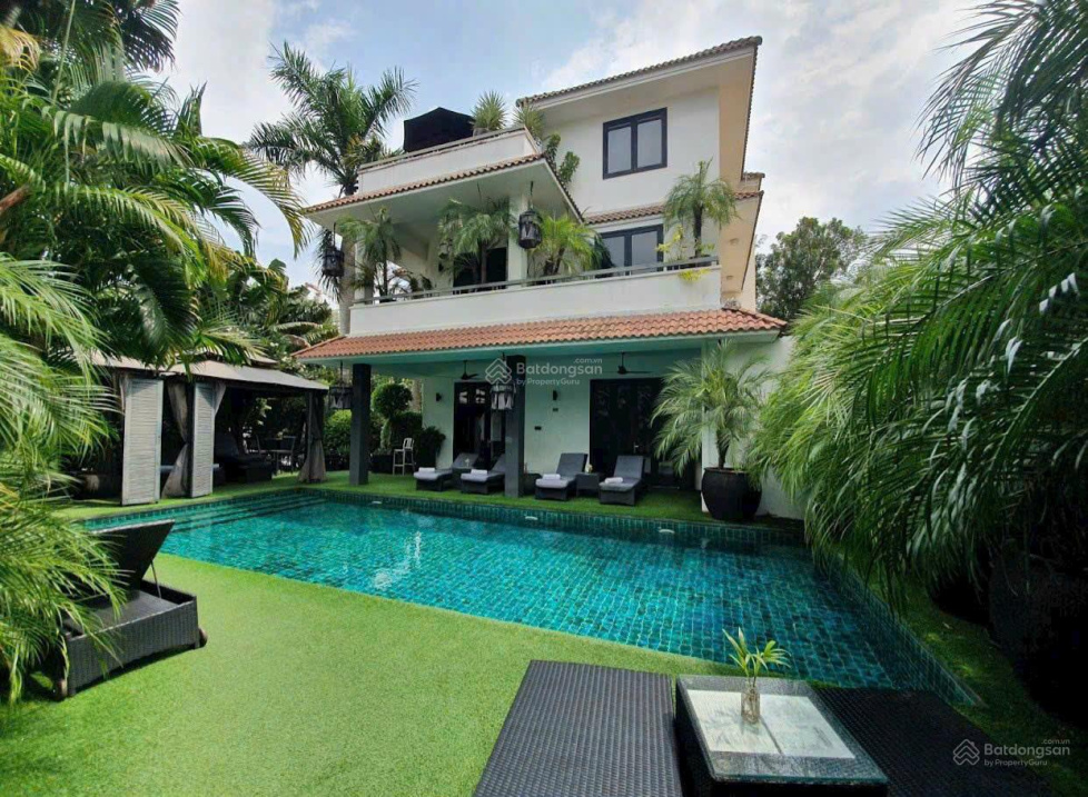Cho thuê villa tại Thảo Điền Quận 2, 20x30m trệt 2 lầu gồm 4PN - 4WC ...