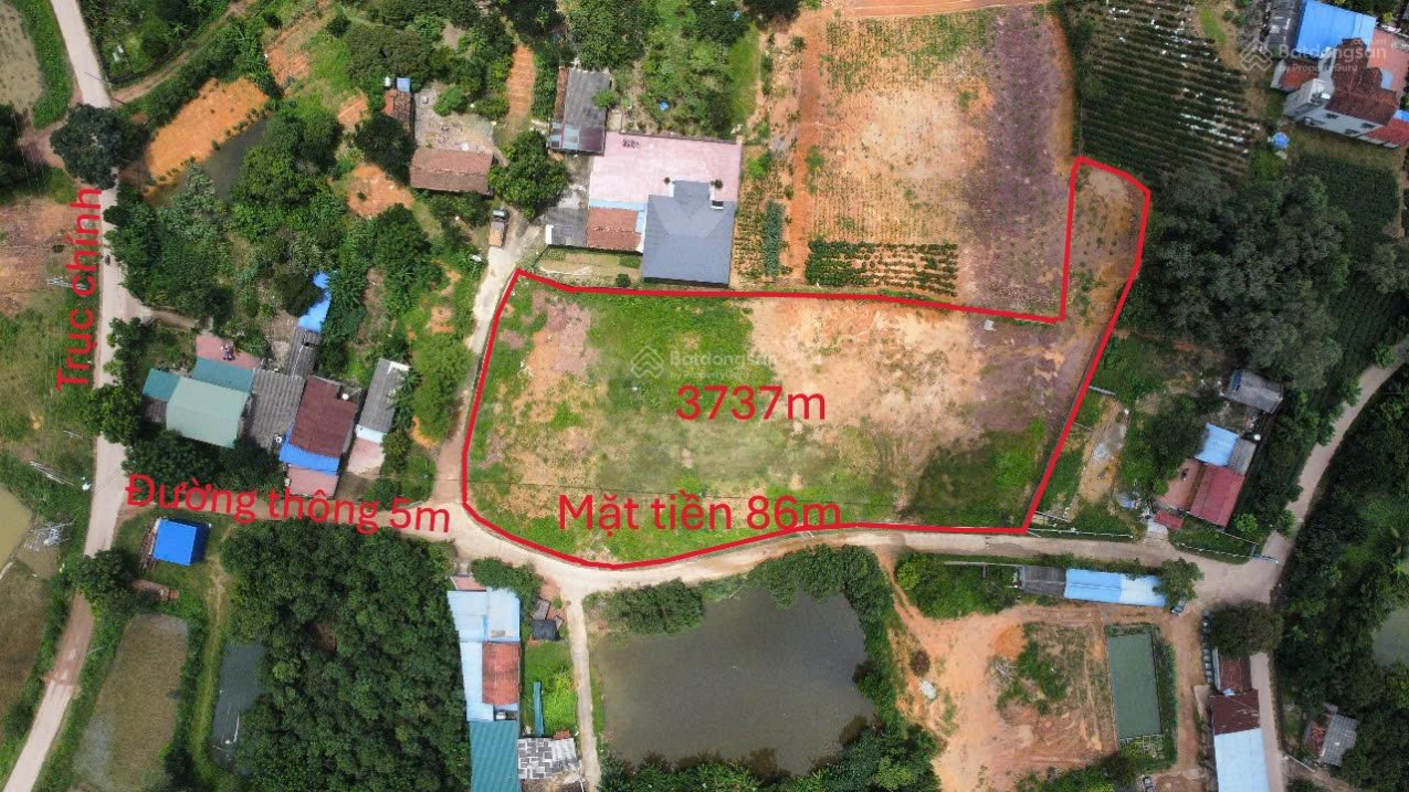 Bán đất nghỉ dưỡng, chia lô Đô Lương - Trung Giã, 3737m2, MT 86m chào bán 13.1tỷ, lô góc, đường 5m