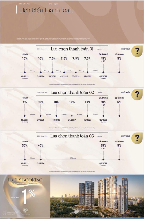 Gamuda Land nhận booking toà A4 Lagoon dự án Eaton Park - Bàn giao full nội thất cao cấp