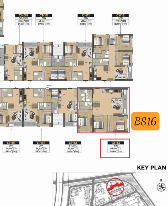 Bán căn 3PN The Beverly Solari layout cực đẹp, tối ưu diện tích, View ...