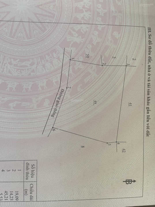 Bán ât chinh ch tai La Ngà, inh Quán