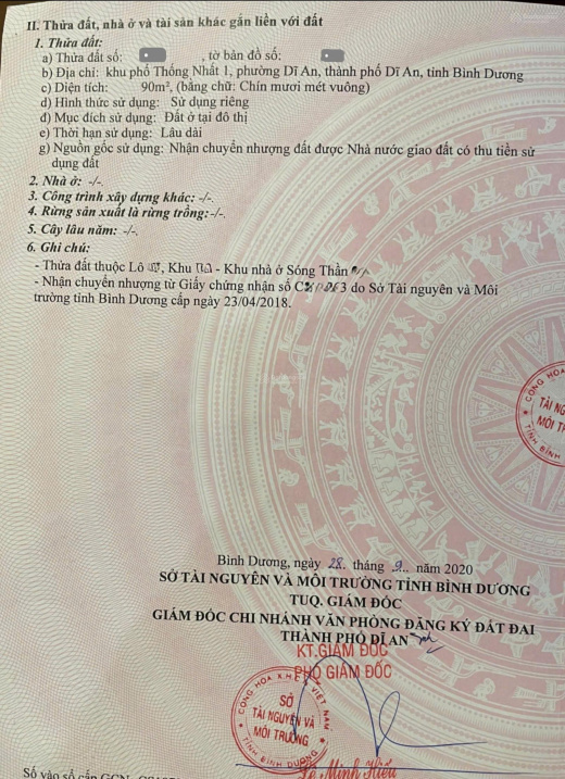 Bán dãy trọ 1T2L 5x18m, đường D1 KDC Sóng Thần 2 P. Dĩ An gần chợ Xóm ...