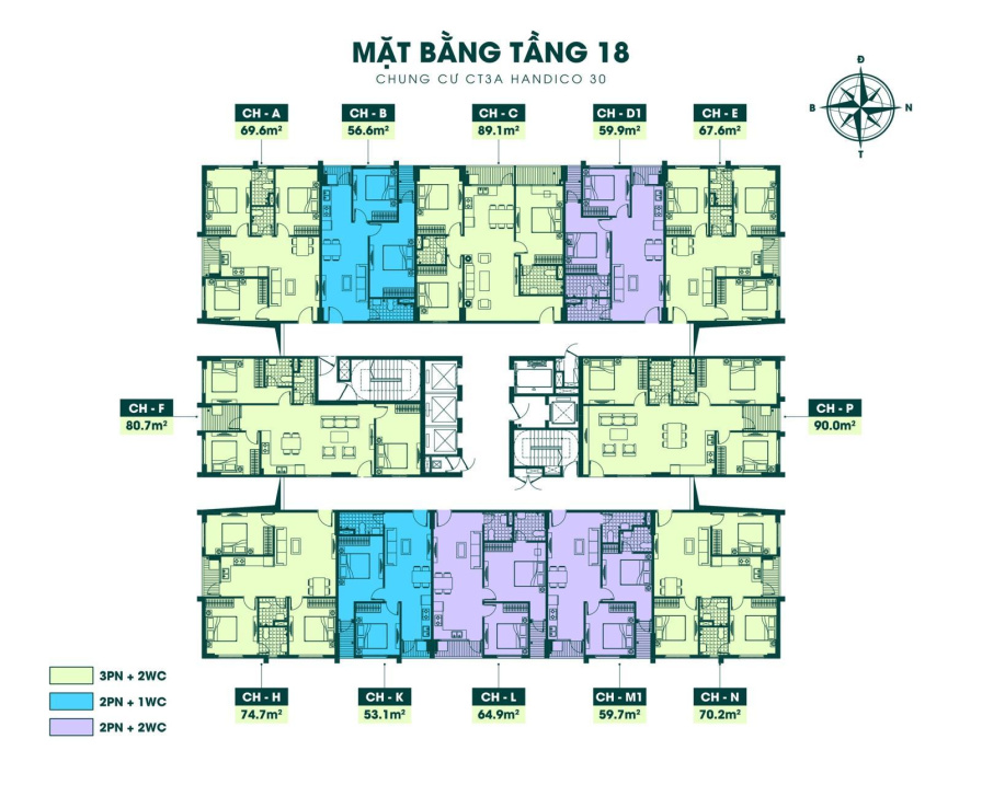 CHUNG CƯ HANDICO CT3A TRÁI TIM QUANG TRUNG, TP. VINH