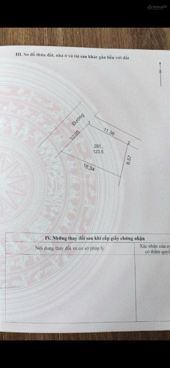 Bán nhanh lô góc 123m2 MT 10m view hồ tại thôn 2 Phú Cát giá tàu nhanh