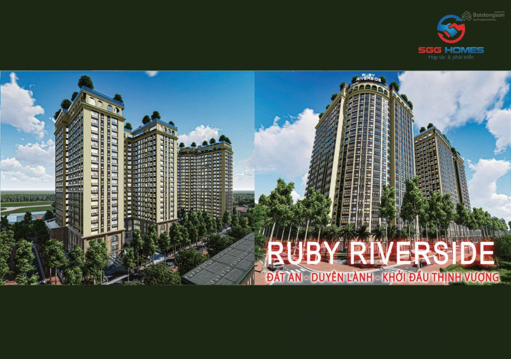 Căn hộ chung cư bán tại Ruby Riverside, 100 triệu / m2, 89.3 m2, 3PN ...