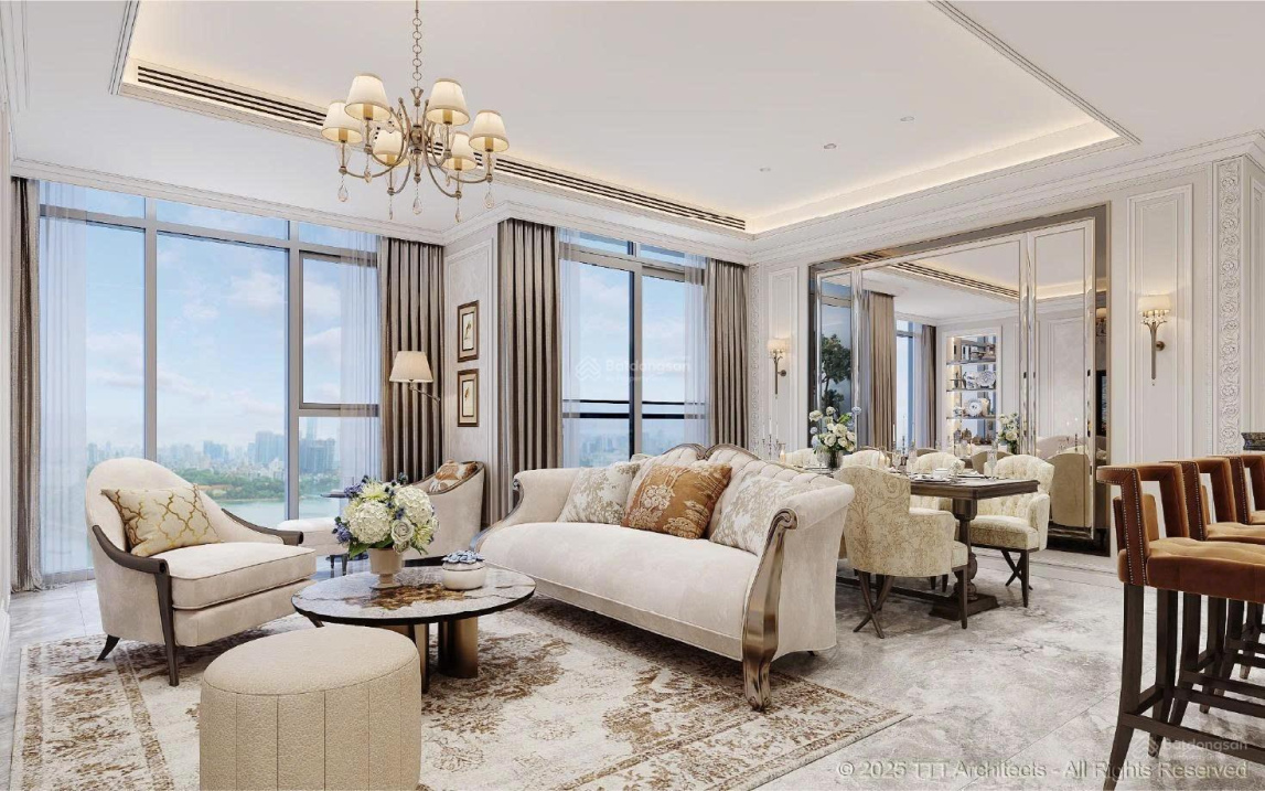 Căn hộ 3PN lô góc 118,2m2 view sông Hồng công viên 65ha, tại Celestine ...