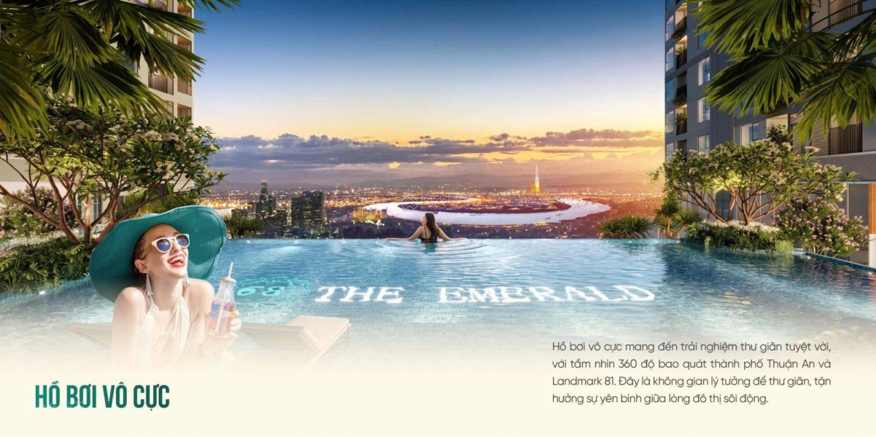 Emerald 68 - siêu phẩm A12.09 - 2PN2WC góc - view sông SG, LandMark 81 - vẫn được góp sau nhận nhà