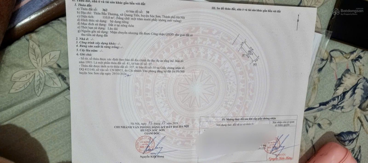 110m2 bìa làng Bắc Thượng, view trực diện hồ Kim Anh, đường 8m giá công ...