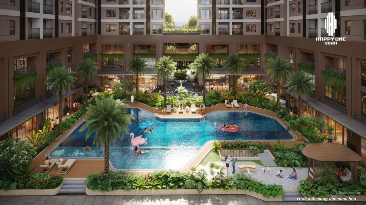 Bán căn 1PN Happy One Sora * Giá 2.750 tỷ * View thoáng * Hỗ trợ vay ...