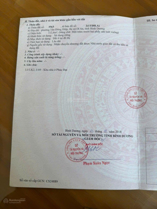 Giá 3999 Kdc phúc đạt Dĩ An Ngang 8,1m 112m2 Full thổ cư xd tự do cấp 4 ...