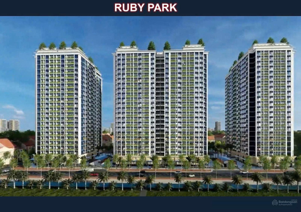 Quỹ căn ngoại giao chung cư Ruby Park, giá tốt nhất dự án. 1 ngủ, 2 ngủ ...