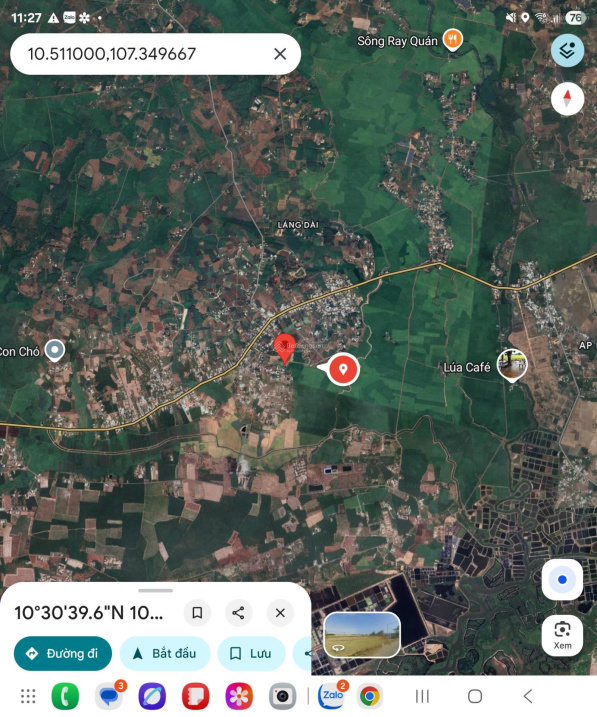 Bán lô đất đẹp ngang 10m sâu 41.6m. Diện tích hơn 416m2, vuông vức ...