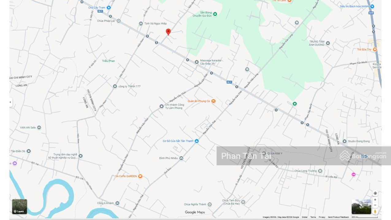 Hưng Long mới - Đất ở mặt tiền Bùi Văn Sự 95m2 ngang 5m ra HL11 - Đoàn ...