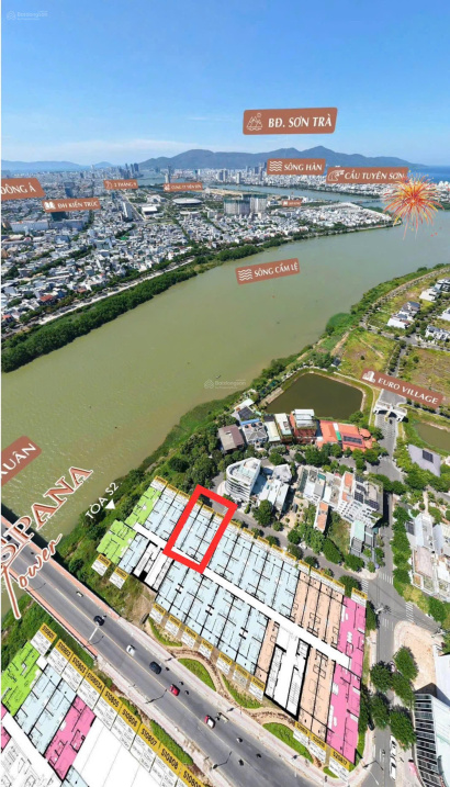 3.1 tỷ - duy nhất căn 1PN+1 sân vườn view pháo hoa - Spana Tower