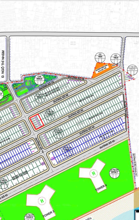 Bán lô góc 3 mặt tiền dự án Ocean Dunes - Phố biển rạng đông DT 1113m2 ...
