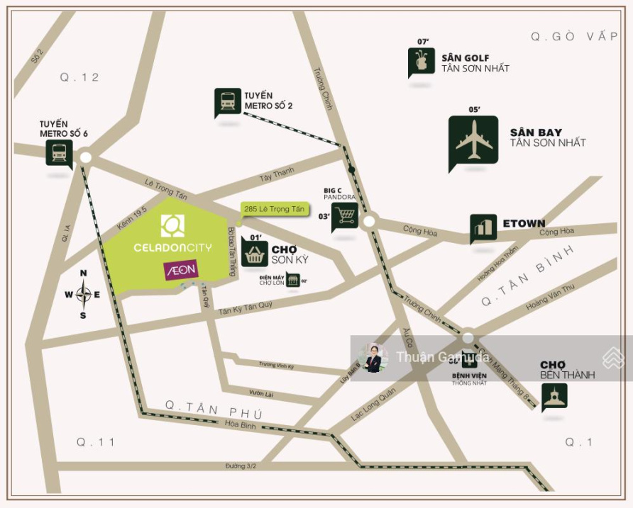 Căn 2PN+1 2WC - 96m2 - Thanh toán dãn 36th - Giá 8.35tỷ - Nhà mới ...