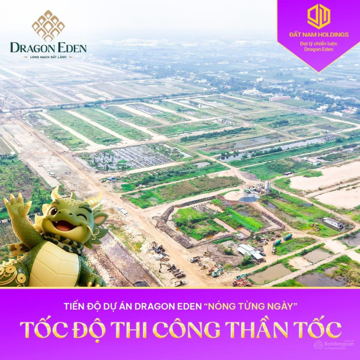 KDC Dragon Eden khu đô thị cửa ngõ Tây Nam TP. HCM - diện tích đa dạng ...